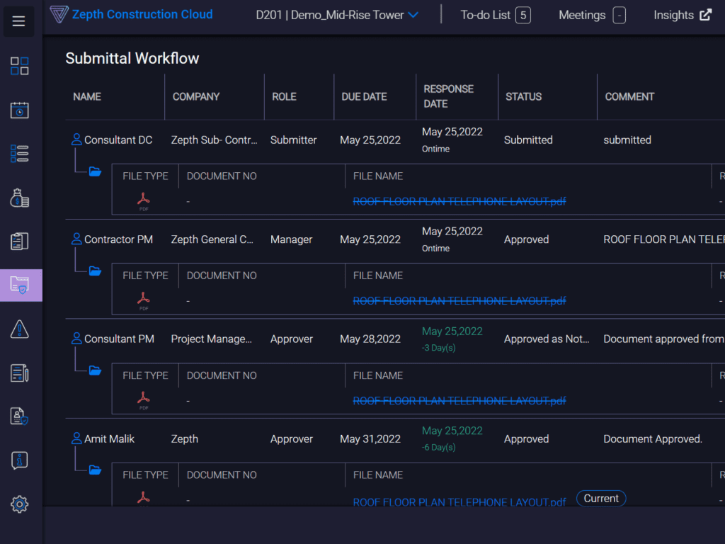 Construction Document Management Software | Zepth