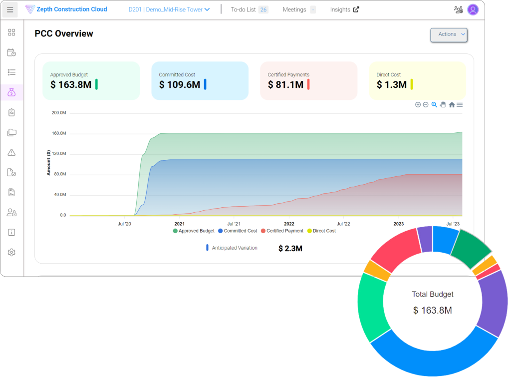 Construction Project Financials Management Software | Zepth Construction Project Financials Management Software | Zepth
