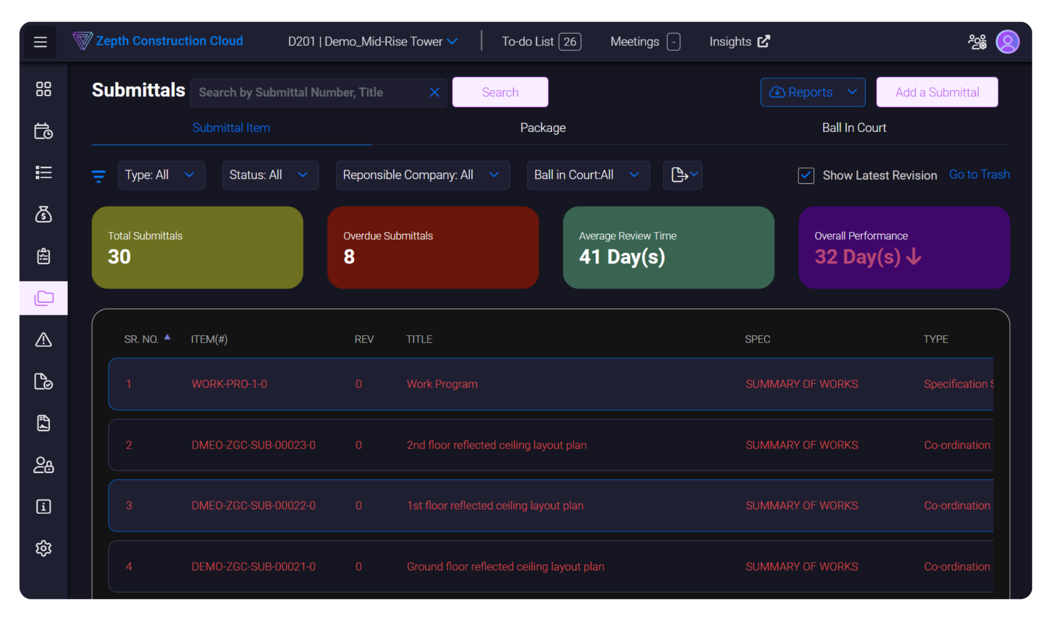 Ai Powered Construction Project Management Software Zepth