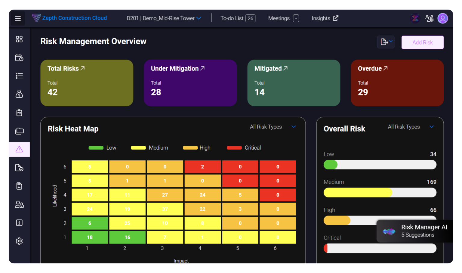 AI Powered Construction Project Management Software | Zepth