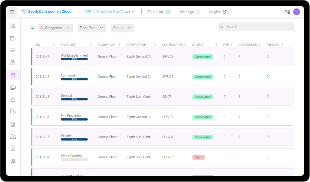 Zepth Snagging to Manage and Track Snag- ZEPTH
