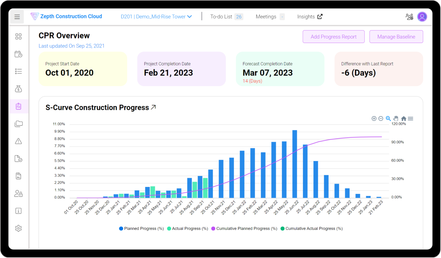 Construction Progress Report - ZEPTH