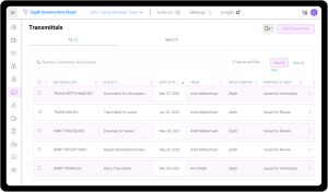 Zepth Transmittals Tools for Secure Document Sharing